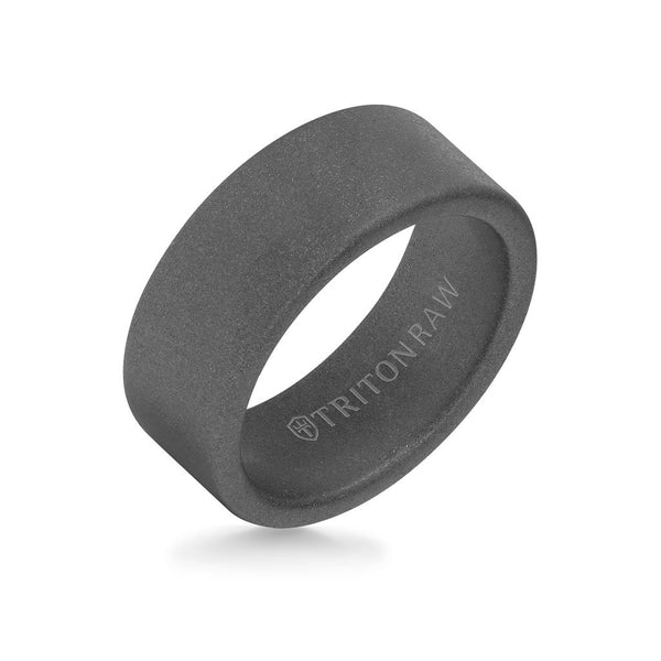 9MM Tungsten RAW Ring - Triton Jewelry
