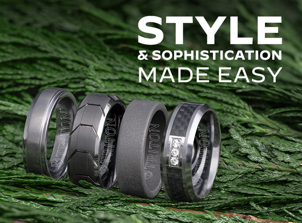 Triton Jewelry | Men's Tungsten & Metal Wedding Rings, Bands & Jewelry
